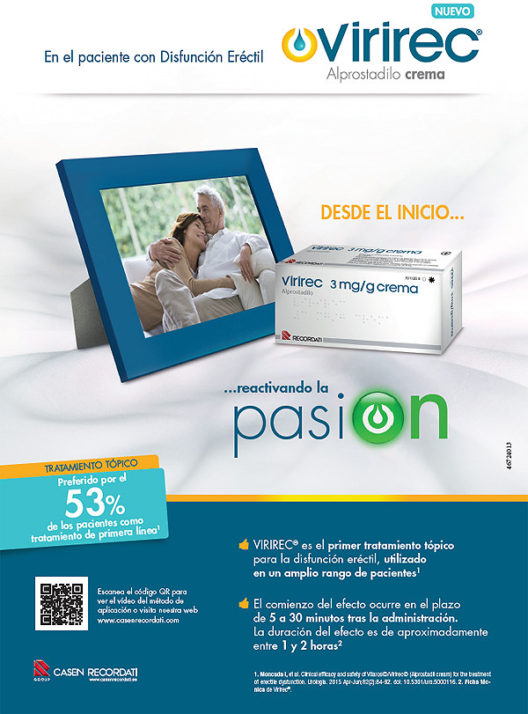 Alprostadilo crema en el tratamiento de la disfunción eréctil