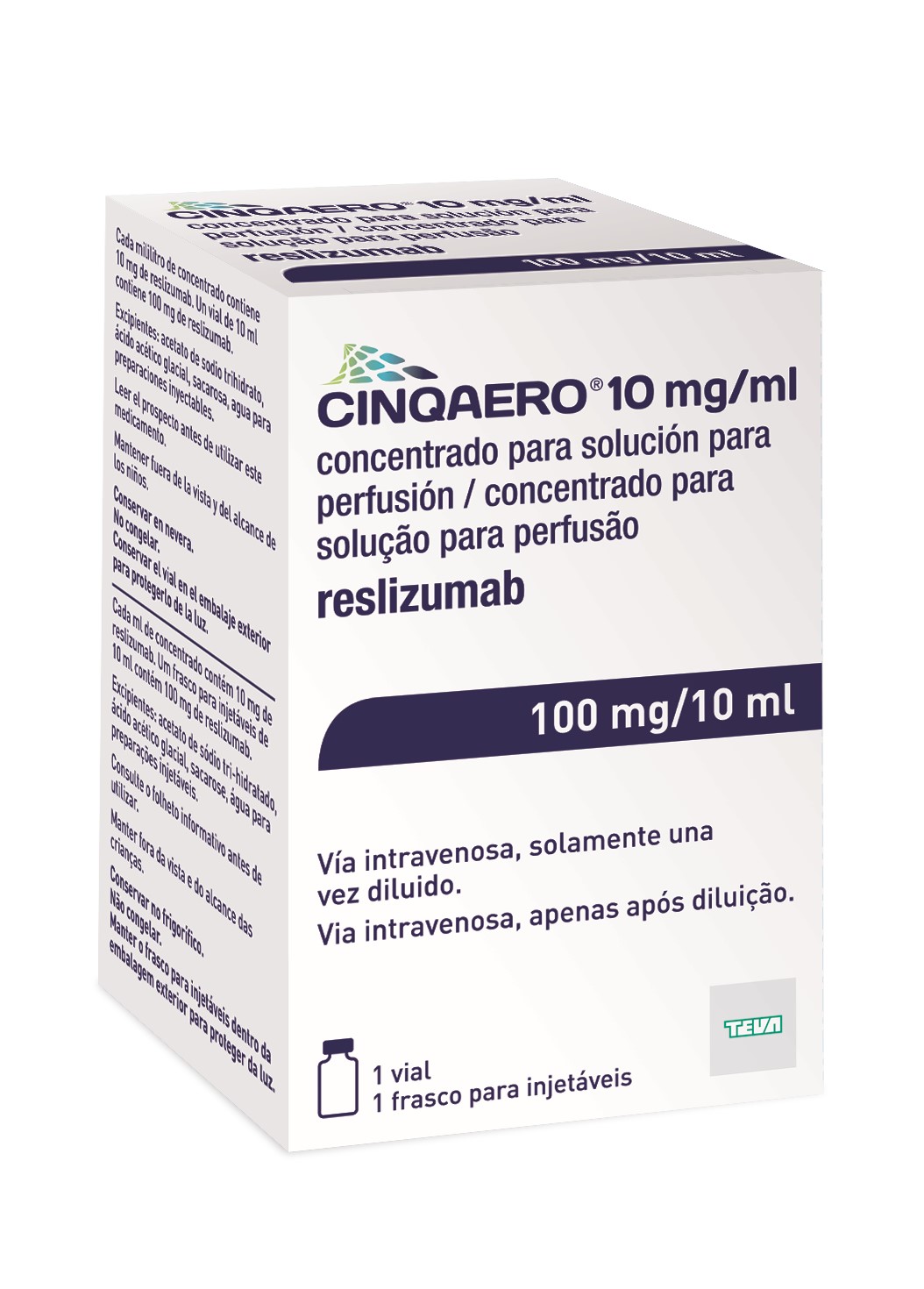 Cinqaero CINQAERO® reslizumab - Farmacosalud