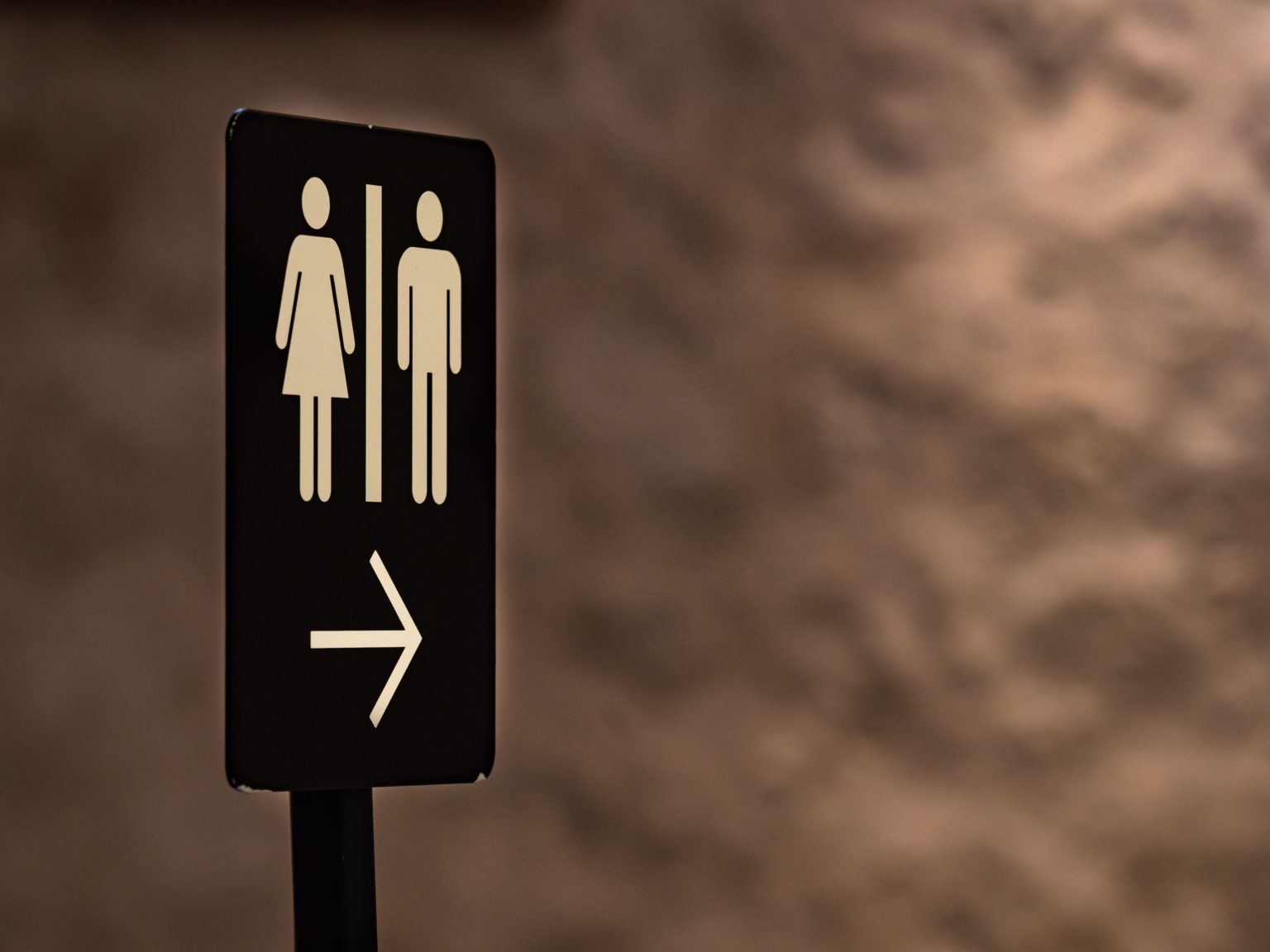 cartel WC público 1 lavabo vejiga urinario orina incontinencia baño ...