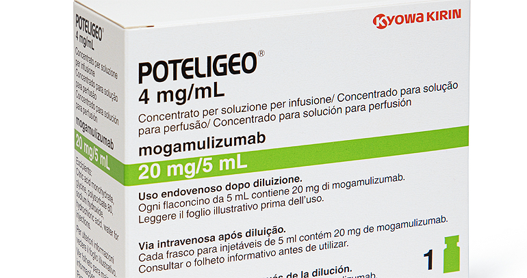 (portada 4) mogamulizumab Poteligeo Angled 20mg Left - Farmacosalud